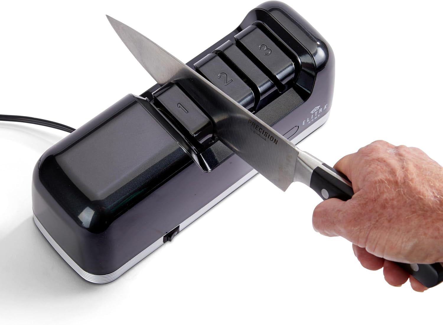 Professional Electric Knife Sharpener | 3 Stage Chef Knife Sharpening ...