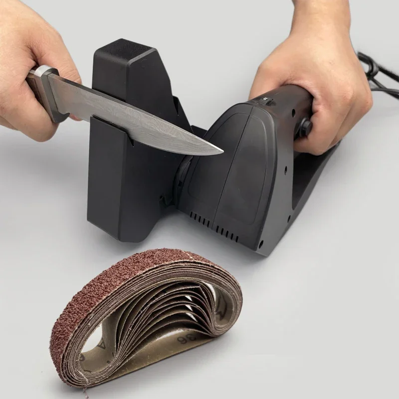 Professional Electric Knife Sharpener Grinder Sand Belts Kitchen ...