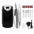 Professional Electric Nail Drill Machine Set, Portable 45000 RPM ...