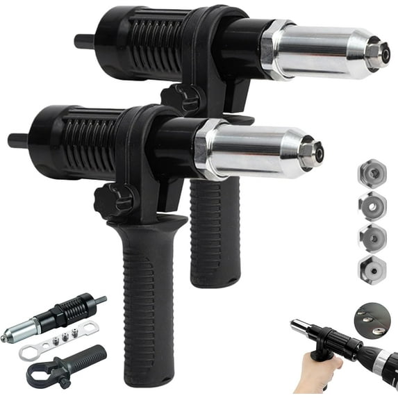 Professional Electric Rivet Gun Adapter Kit, Electric Rivet Nut Gun ...