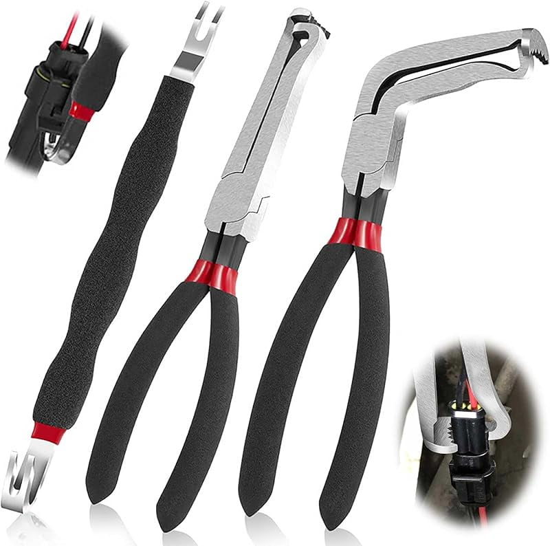 Professional Electrical Disconnect Pliers Set for Automotive Wiring ...