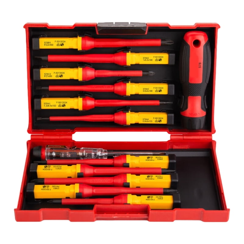 Professional Electrician Tool 13 in 1 Insulated Screwdriver Set 1000V ...