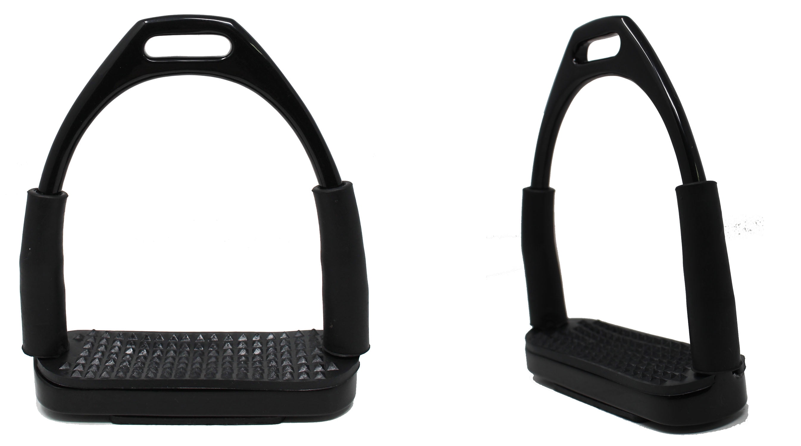 Professional Equine 4-3/4" Wide Double Jointed Flex Irons Stirrups ...