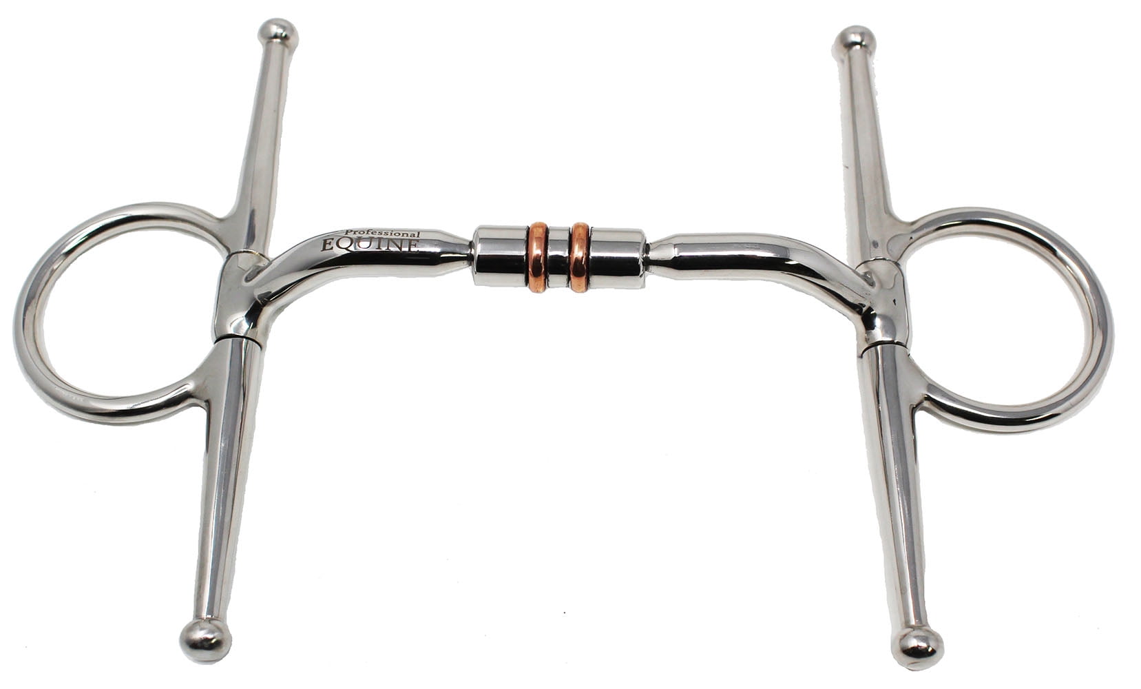 Horse 6" Full Cheek Comfort Snaffle Bit Copper Rollers 35622E - Walmart.com