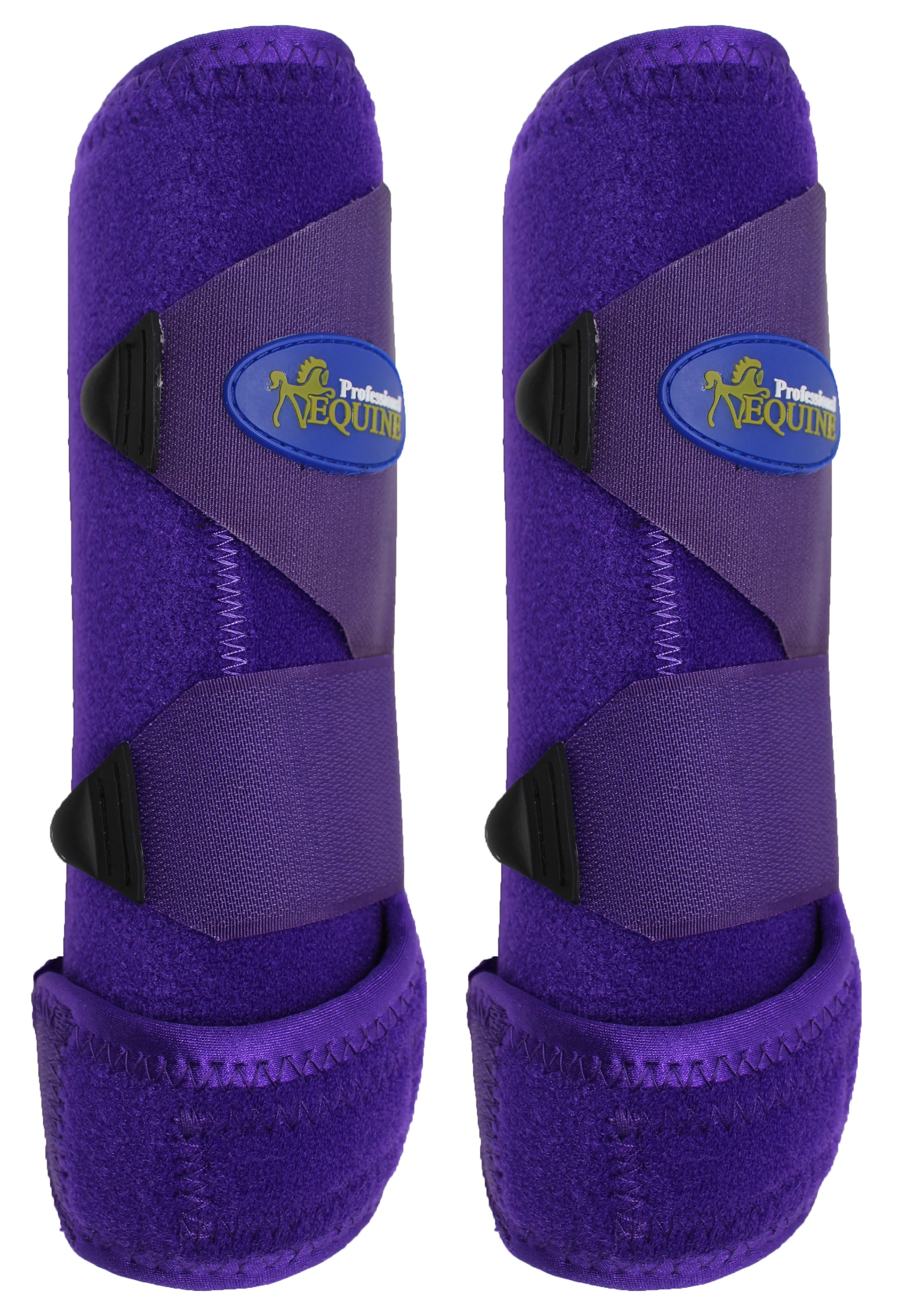 Professional Equine Medium Sports Medicine FRONT Splint Boots Purple ...