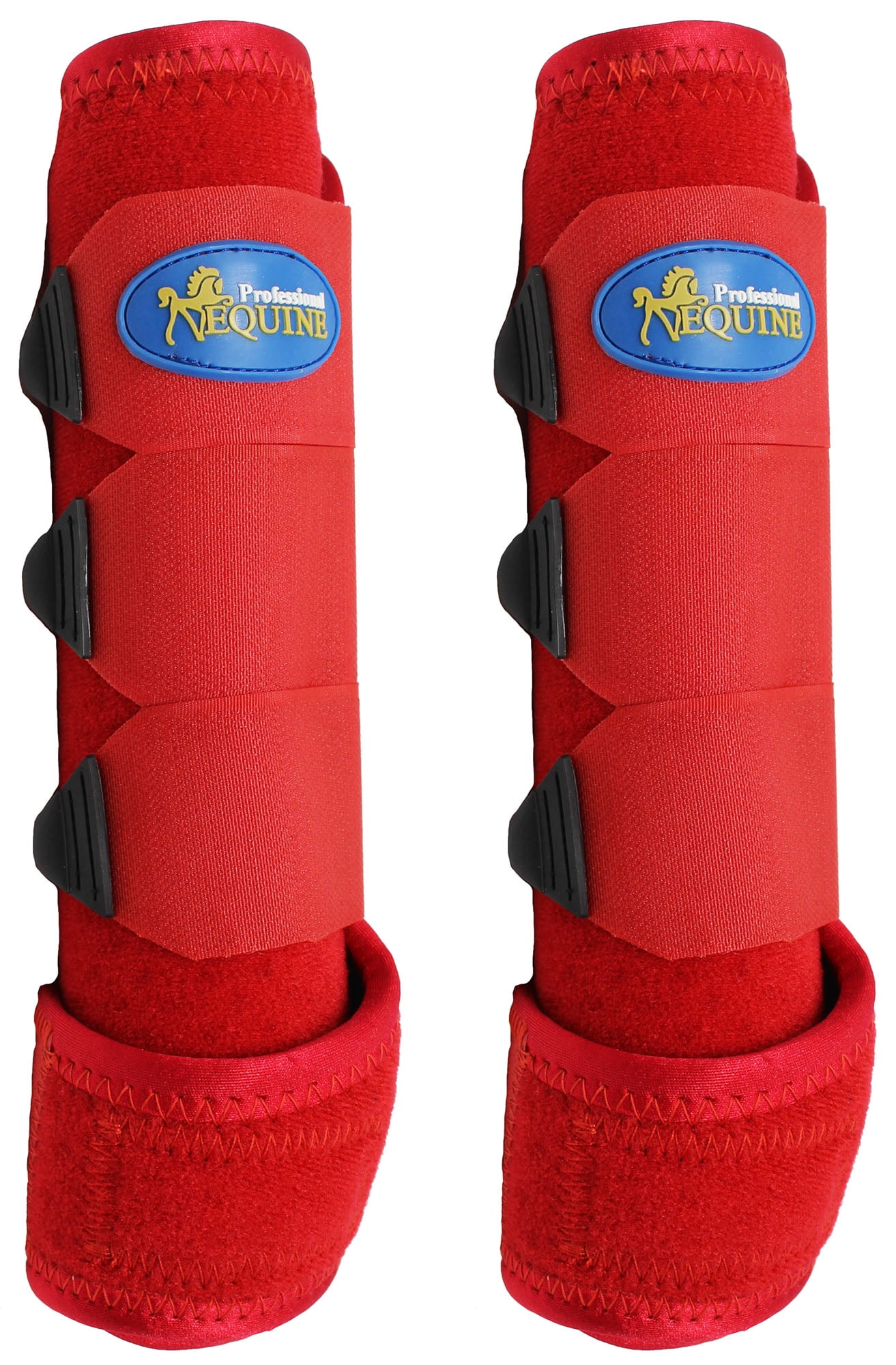 Professional Equine Medium Sports Medicine FRONT Splint Boots Red 41RDA ...