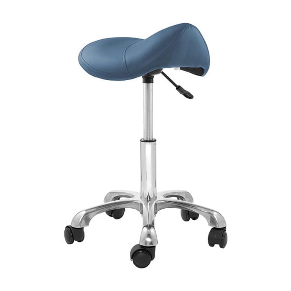 Professional Ergonomic Saddle Stool, Adjustable Hydraulic Seat, Rolling ...