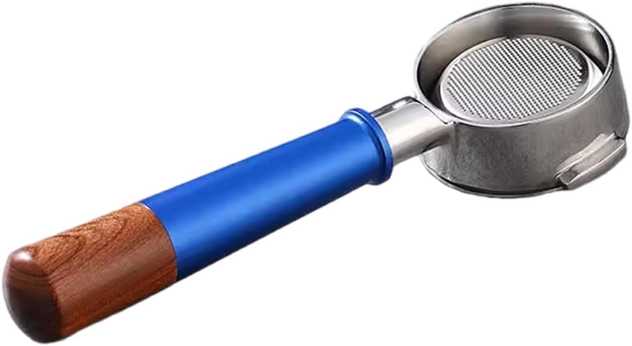 Professional Espresso Portafilter With Wood Handle Bottomless Coffee ...
