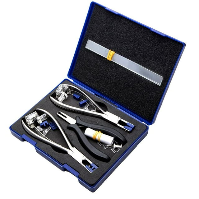 Professional Eye Glass Repairing Tools Kit for Rimless Glasses Frame ...