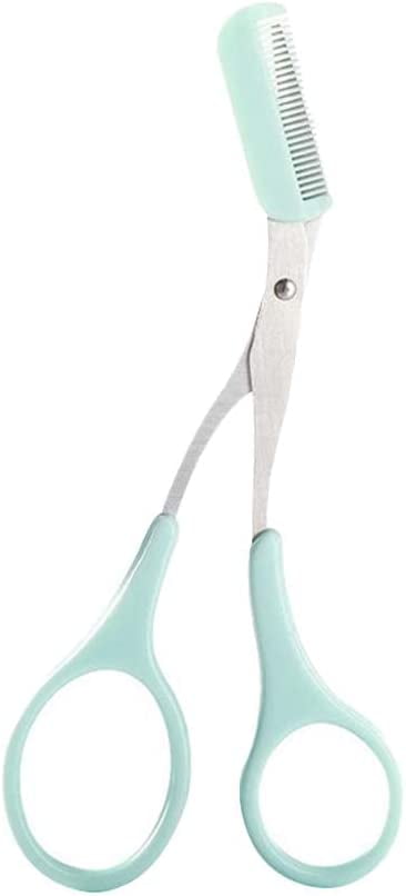 Eyebrow Trimmer Scissors with Comb, Professional Precision Trimmer ...