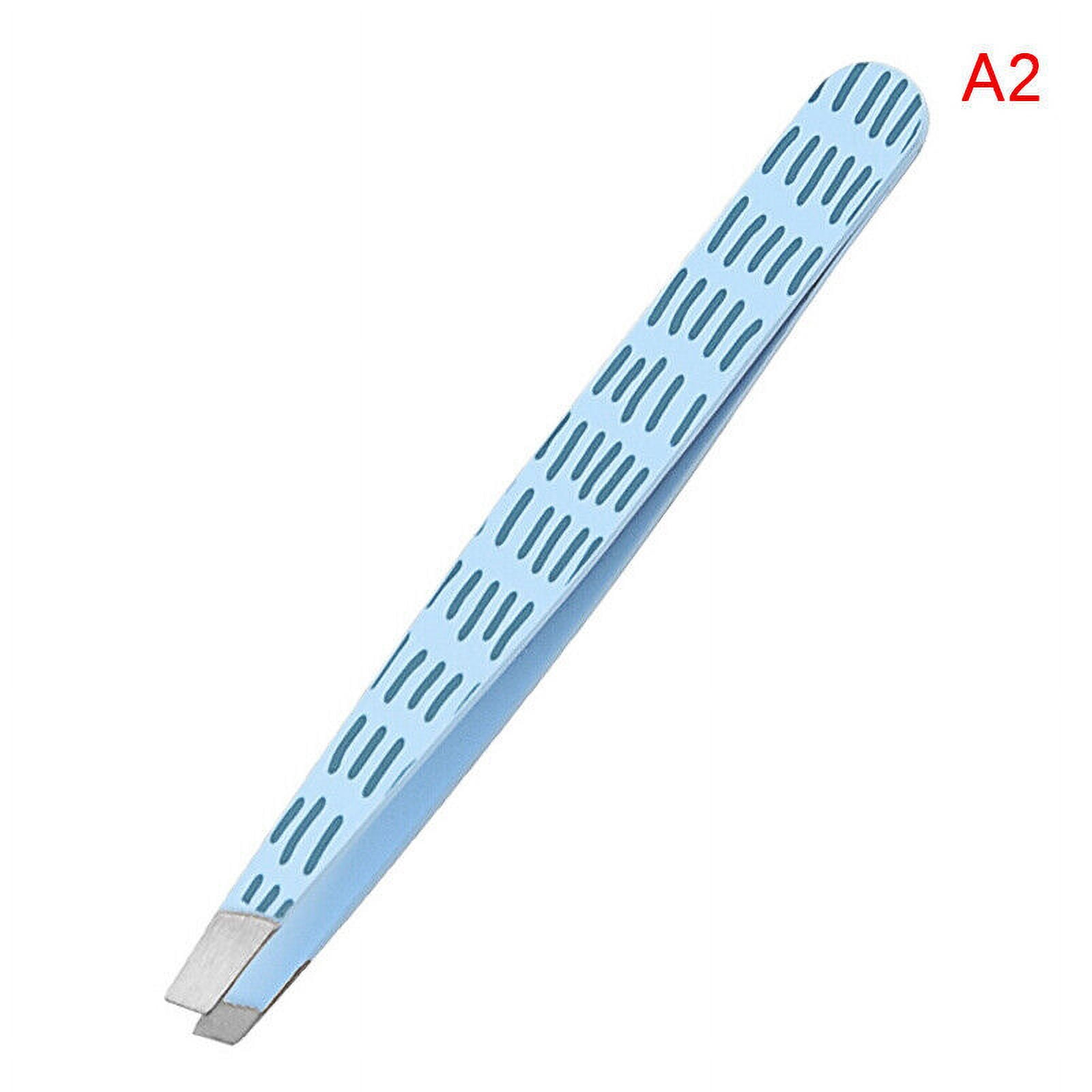 Professional Eyebrow Tweezers Stainless Steel Slanted Eyebrow Clips ...