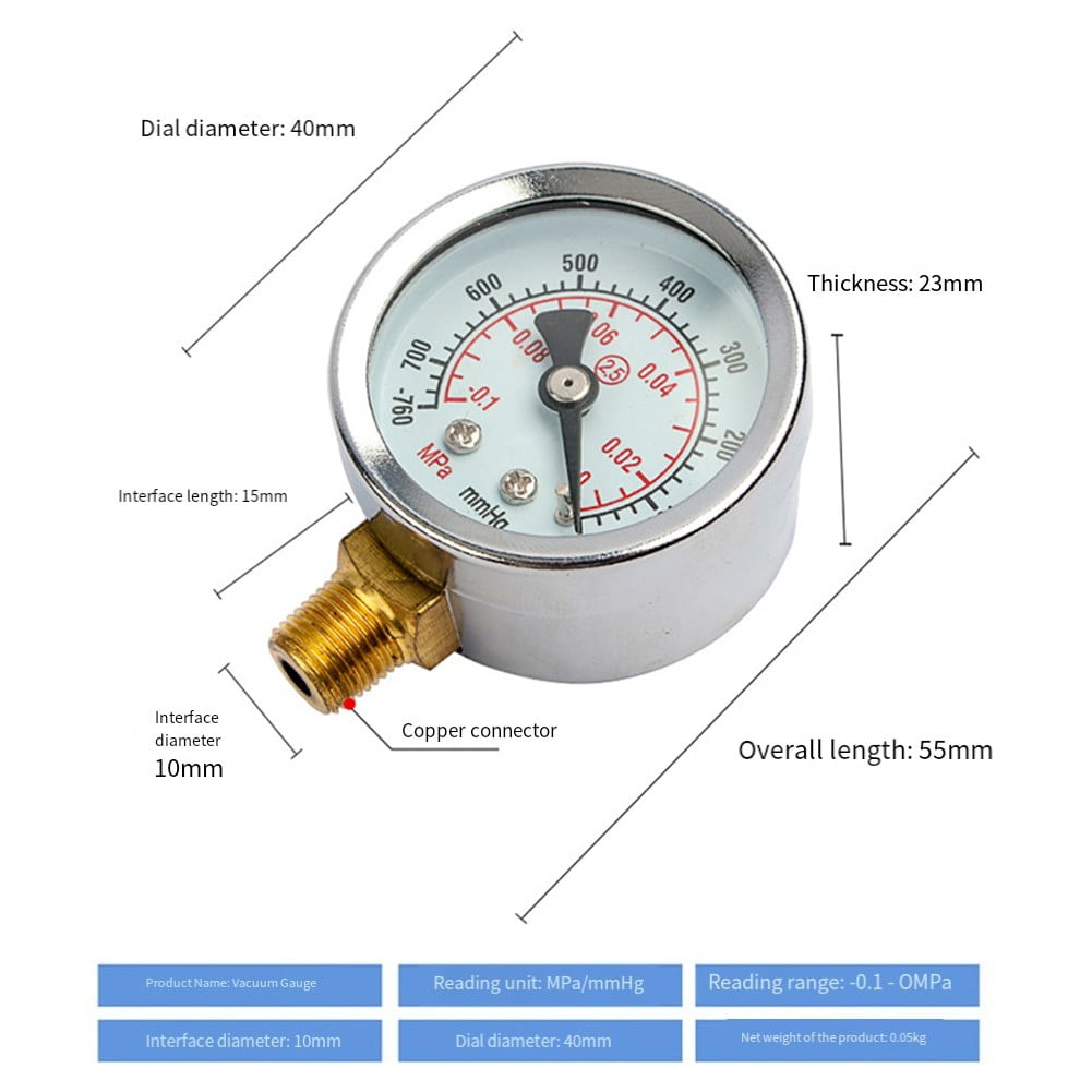 Professional Filter Pressure Gauge with Oil-Water Separator Function ...