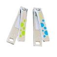 Professional Fingernail Clippers Flat Edge Stainless Steel Manicure ...