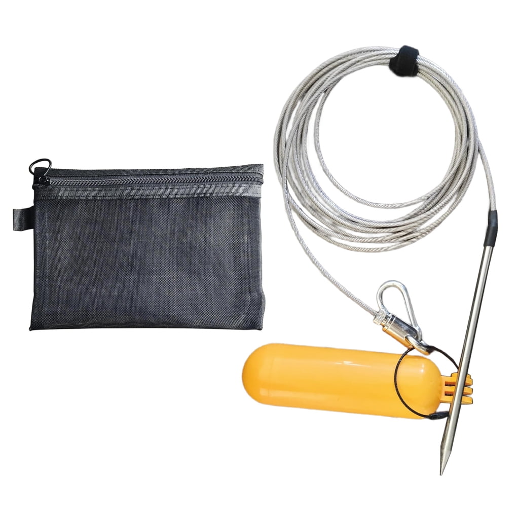 Professional Fishing Fish Stringer with Cable and Float Ball Quick ...