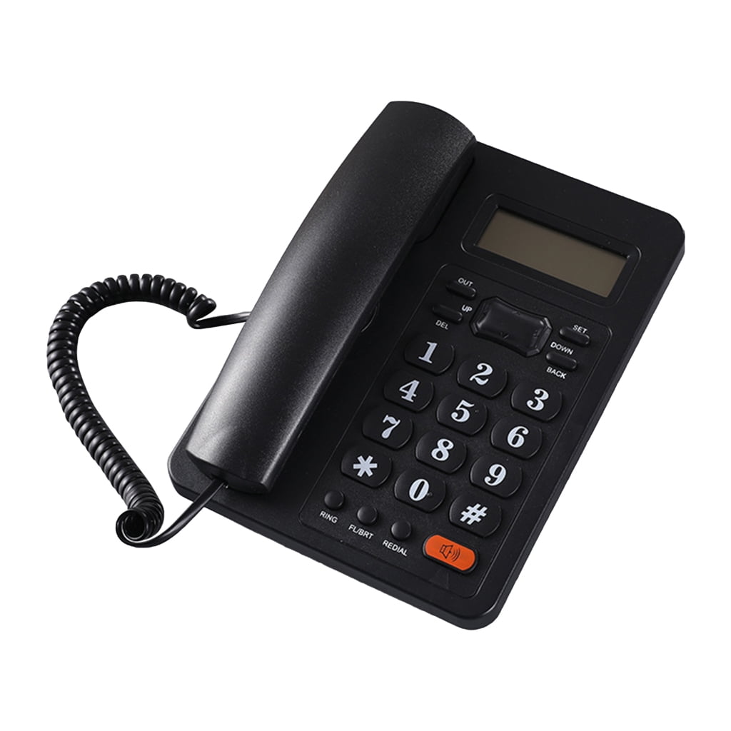 Professional Fixed Telephone with Clear Display Screen Number Storage ...