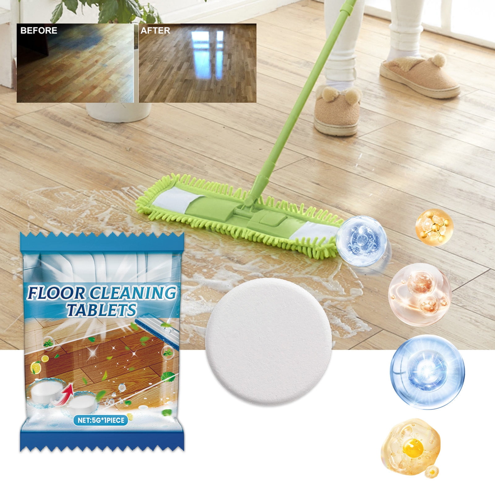 Professional Floor Cleaning Tablets for Tile, Grout & Hardwood ...
