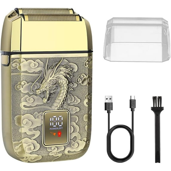 Professional Foil Shaver for Men, Reciprocating Electric Beard Trimmer ...