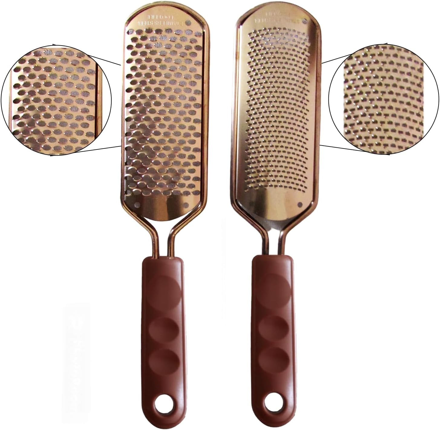 Professional Foot File Scrubber Stainless Steel Callus Remover for Dry ...