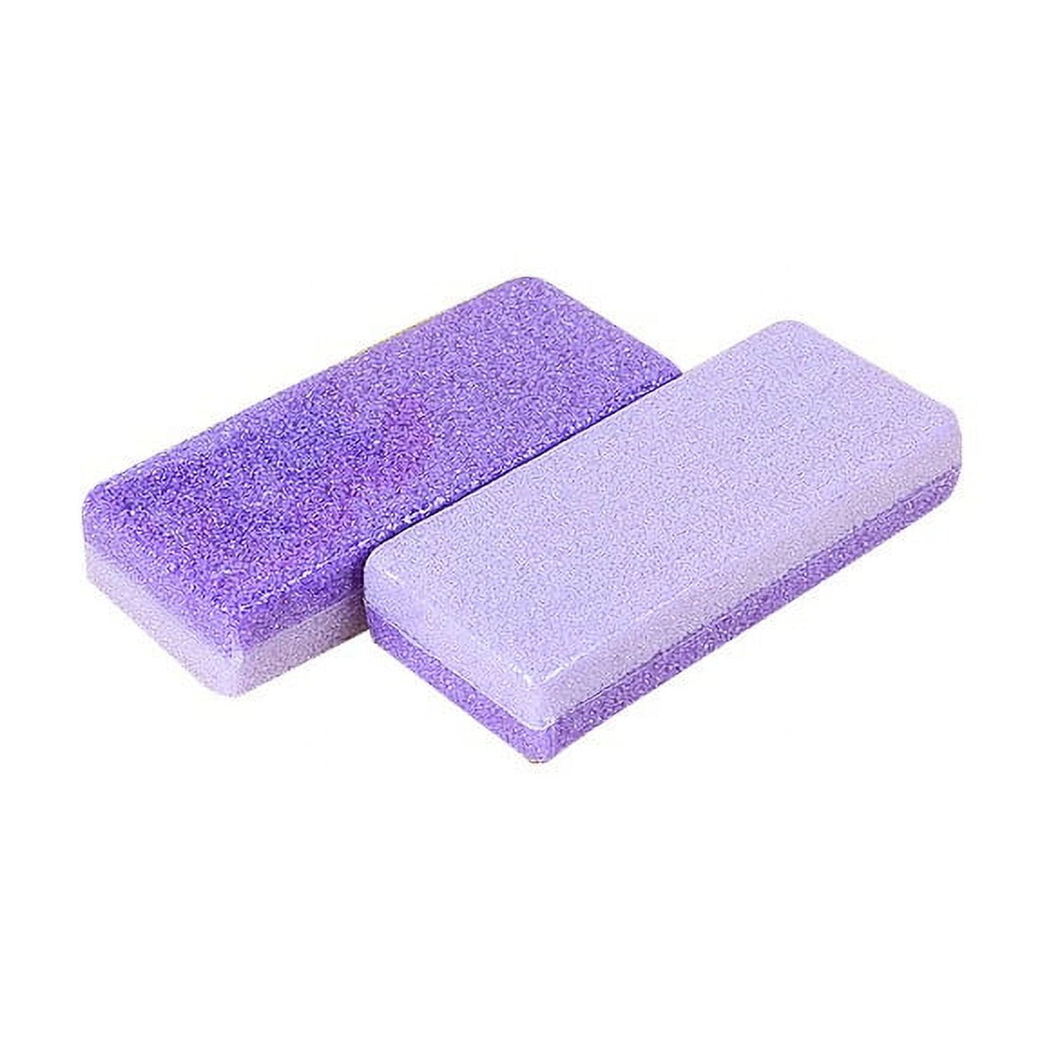 Professional Foot Pumice Stone for Callus & Dead Skin - 2 Pack, Double Sided Exfoliator, Spa ...