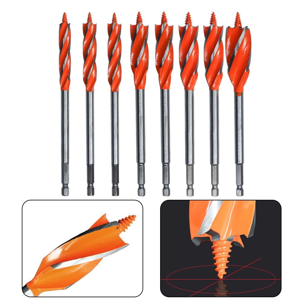 Professional Four Blade Wood Drill Bit for Door Lock Installation 10 ...
