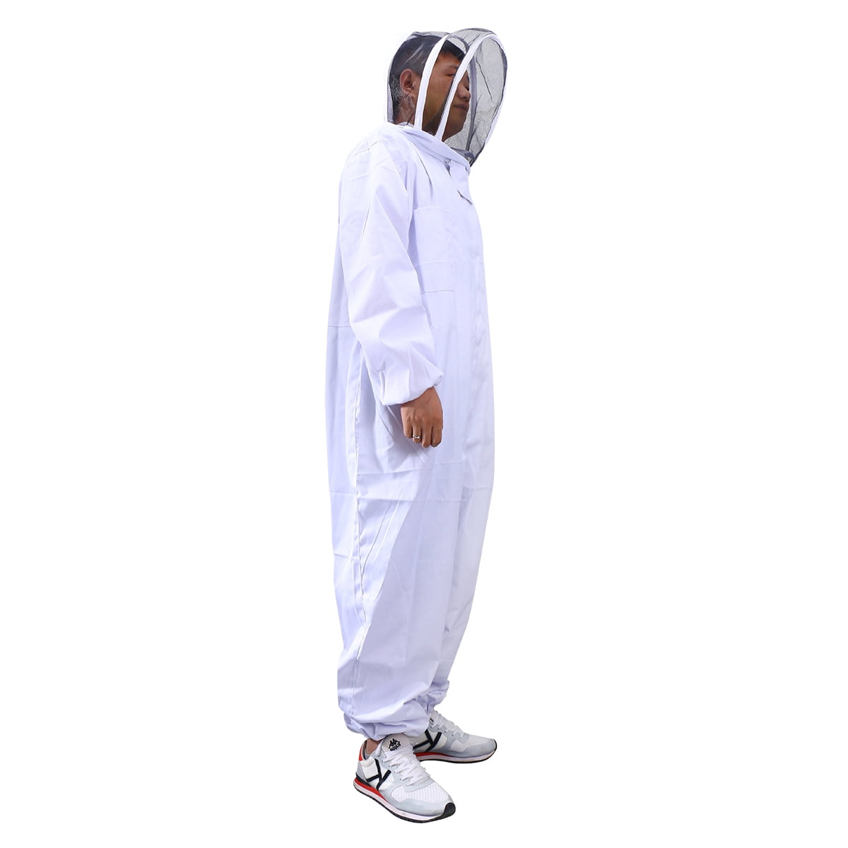 Professional Full Body Beekeeping Keeping Suit with Veil Hood - Size ...