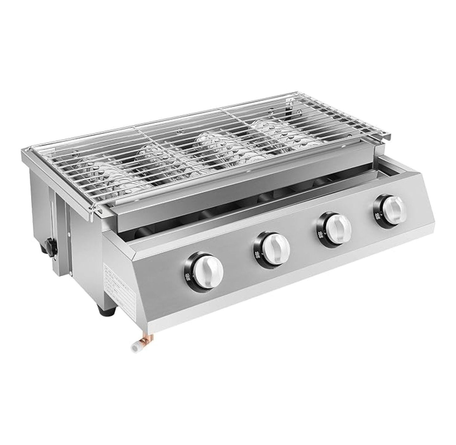 Professional Gas Grill, Stainless Steel Portable Grills, Height ...