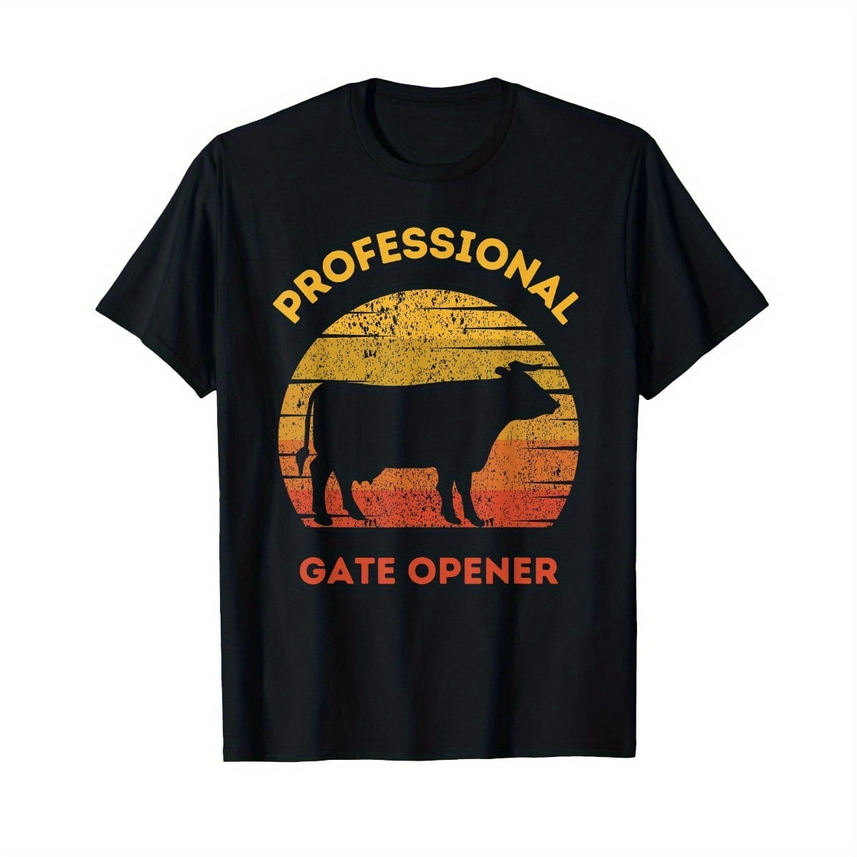 "Professional Gate Opener" funny design farmer cool cows T-Shirt ...