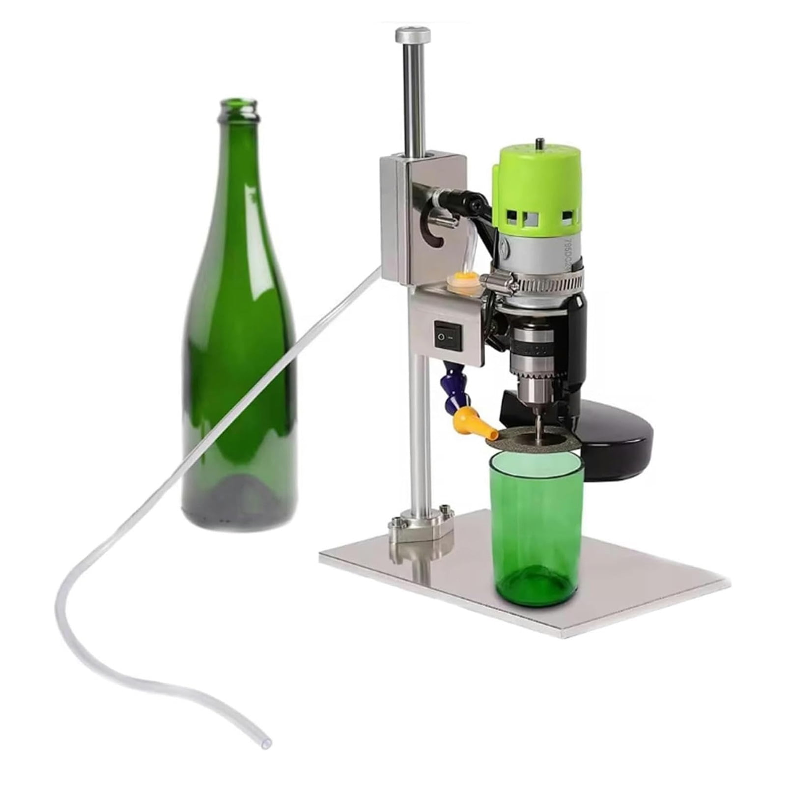 Professional Glass Bottle Cutting Machine, 6000R/Min 200W DIY Bottle ...
