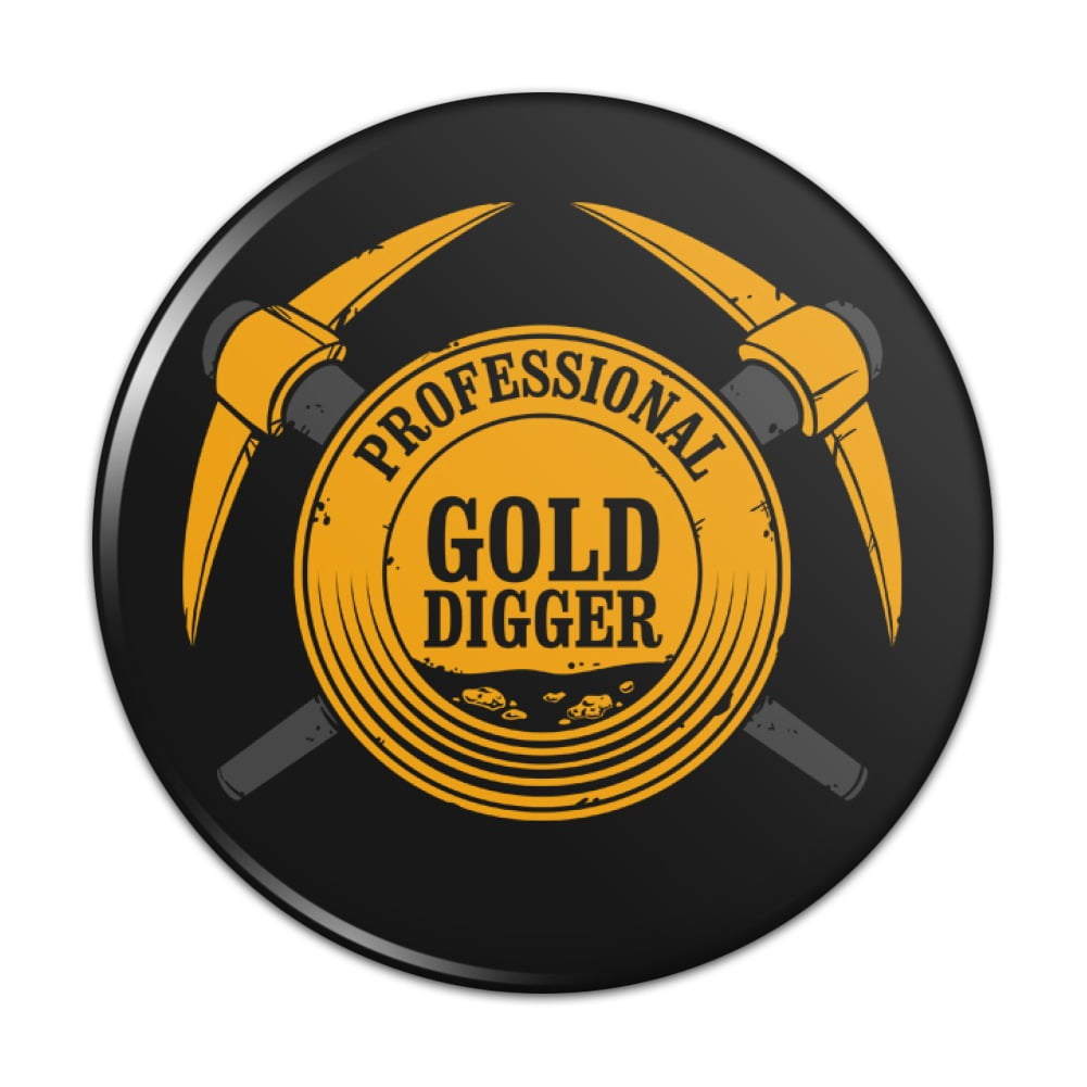 Professional Gold Digger Pickaxe Pan Kitchen Refrigerator Locker Button ...
