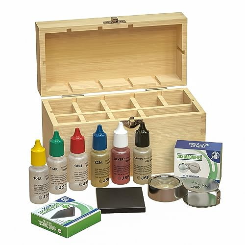 Professional Gold, Silver, Platinum Jewelry Testing Kit with Stone ...