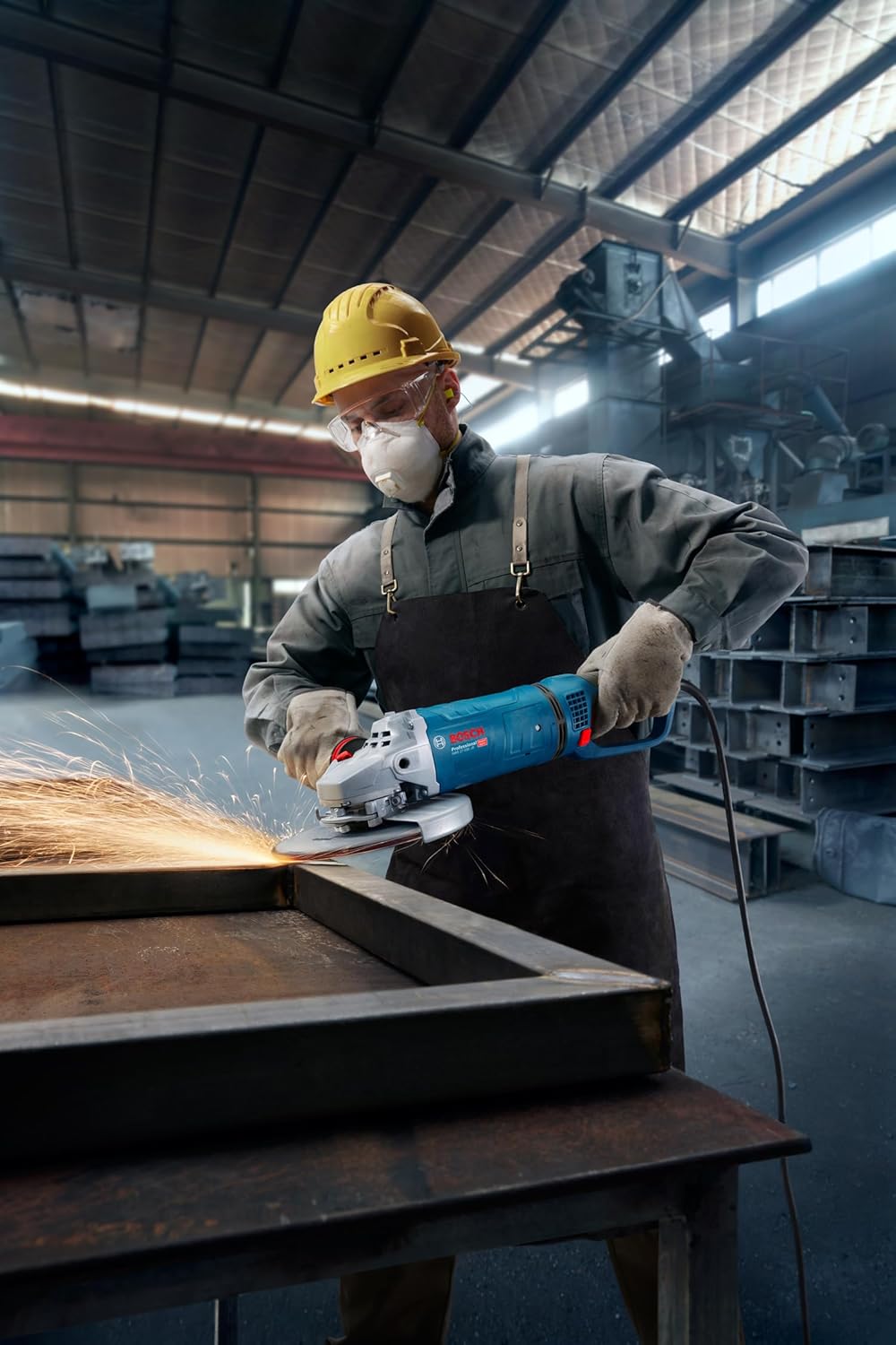 Professional Grade Angle Grinder with Powerful 230mm Disc and 2.7kW ...
