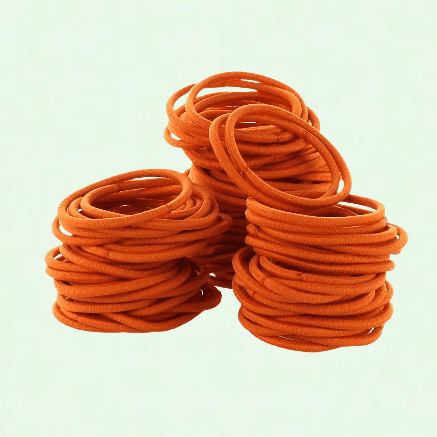 Professional Grade Hair Elastics Hair Ties - Orange 20 Pack - Walmart.com
