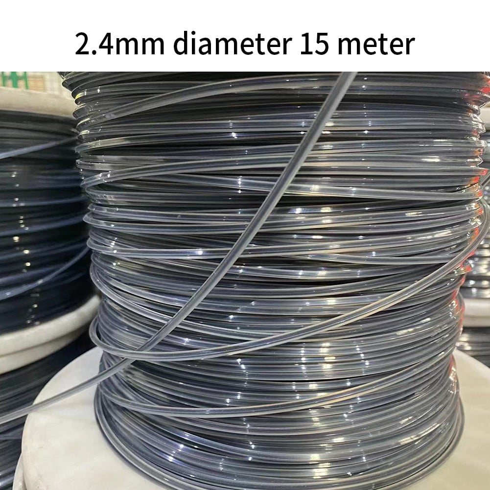 Professional Grade Nylon Trimmer Line 2.4mm x 15m Square Universal Mowing Line Heavy Duty Grass ...