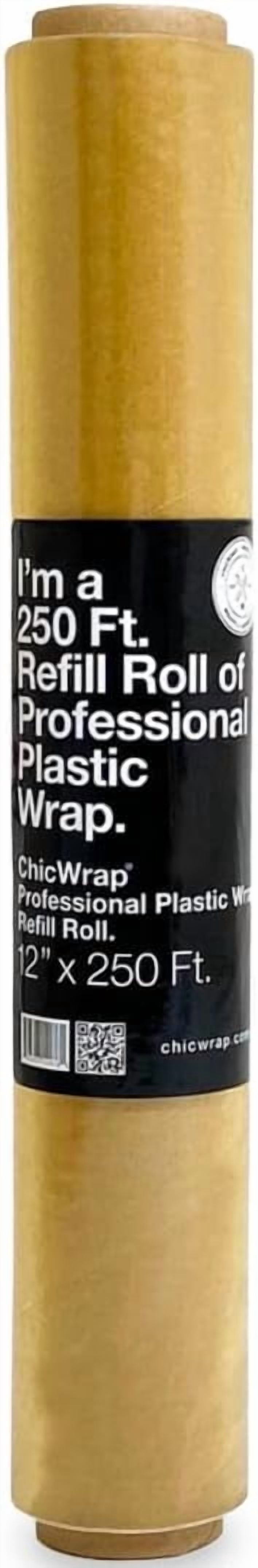 Professional Grade Plastic Wrap Refill Roll - 12 Inch X 250 Feet BPA ...