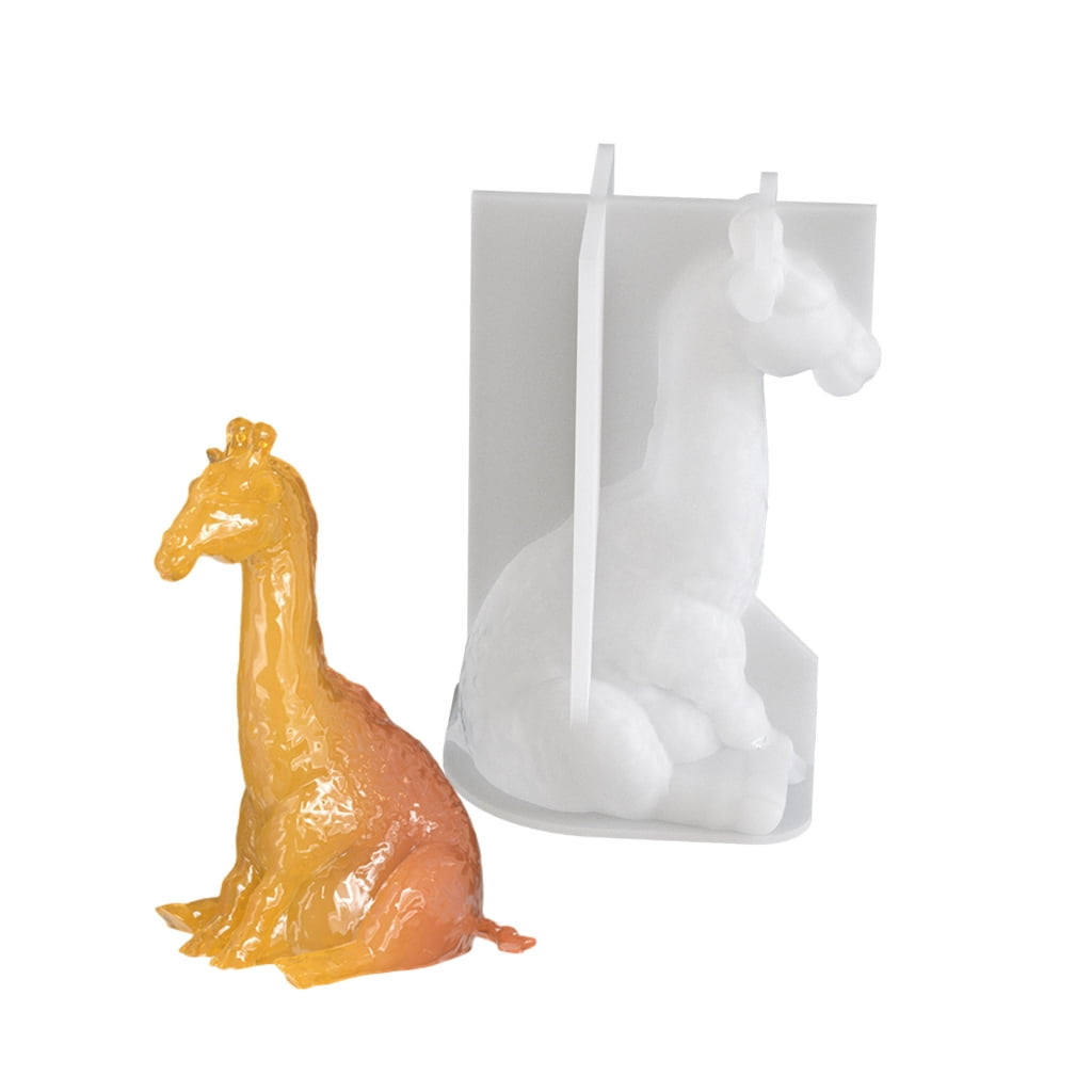 Professional Grade Silicone Giraffe Mold Mirrored Finish Design For ...