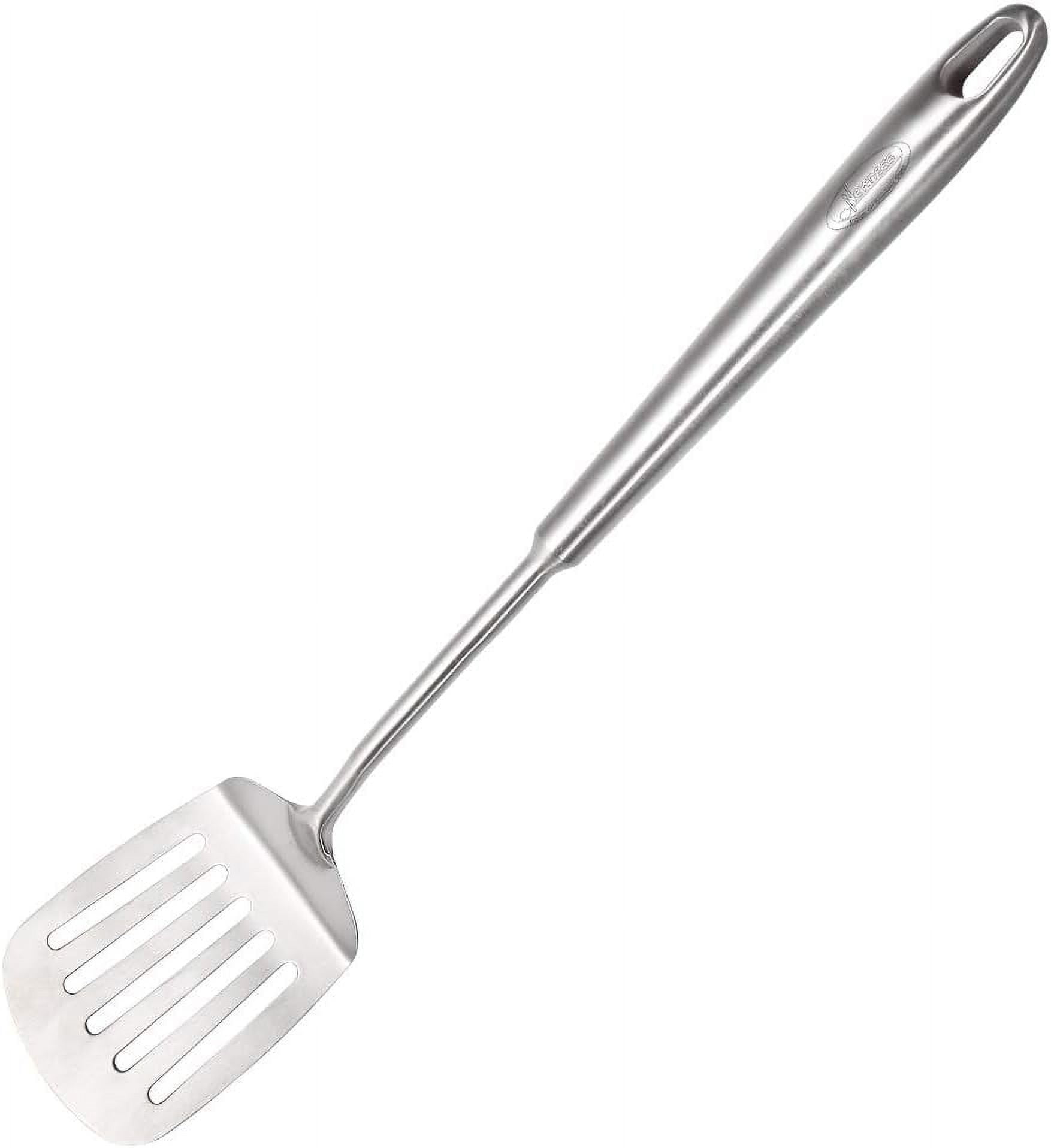 Integral Forming Ergonomic Round Handle Turner, Solid Stainless Steel ...