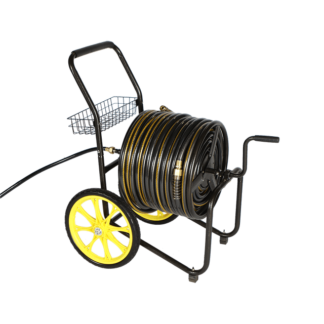 Professional Grade Two Wheel 300 Foot Capacity Steel Frame Water Hose ...