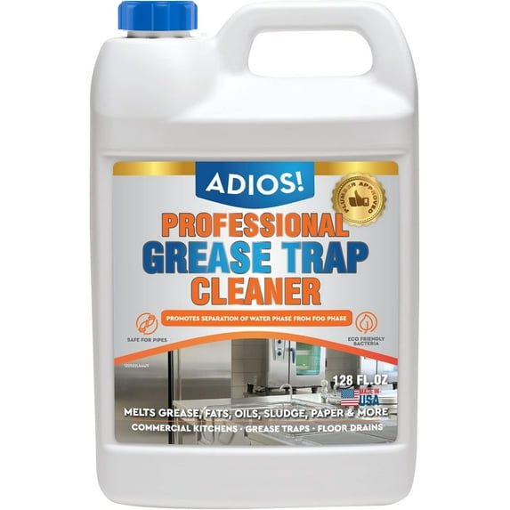 Professional Grease Trap Cleaner for FOG – Cleans Fats, Oils & Grease ...