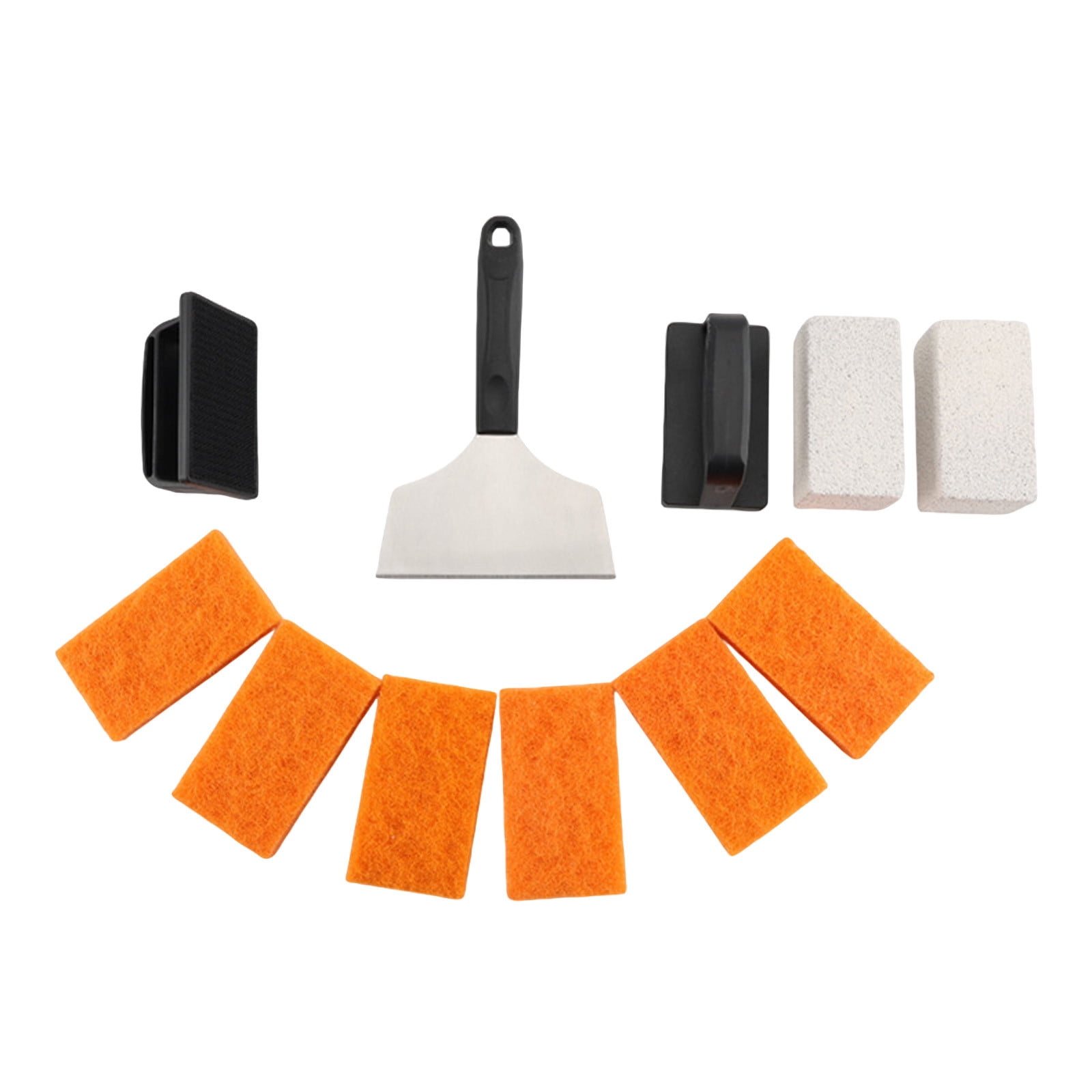 ‌Professional Grill Cleaning Kit - 8-Piece BBQ Grill Brush Set with ...