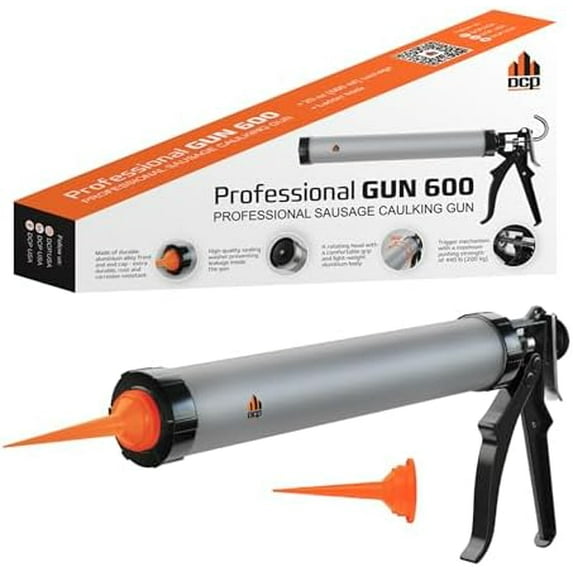 Professional Gun 600 Sausage Caulk Gun 20 oz. - Manual Polyurethane ...