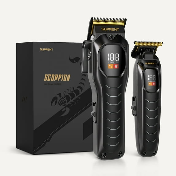 Professional Hair Clipper for Men, Barber Hair Clipper Set ...