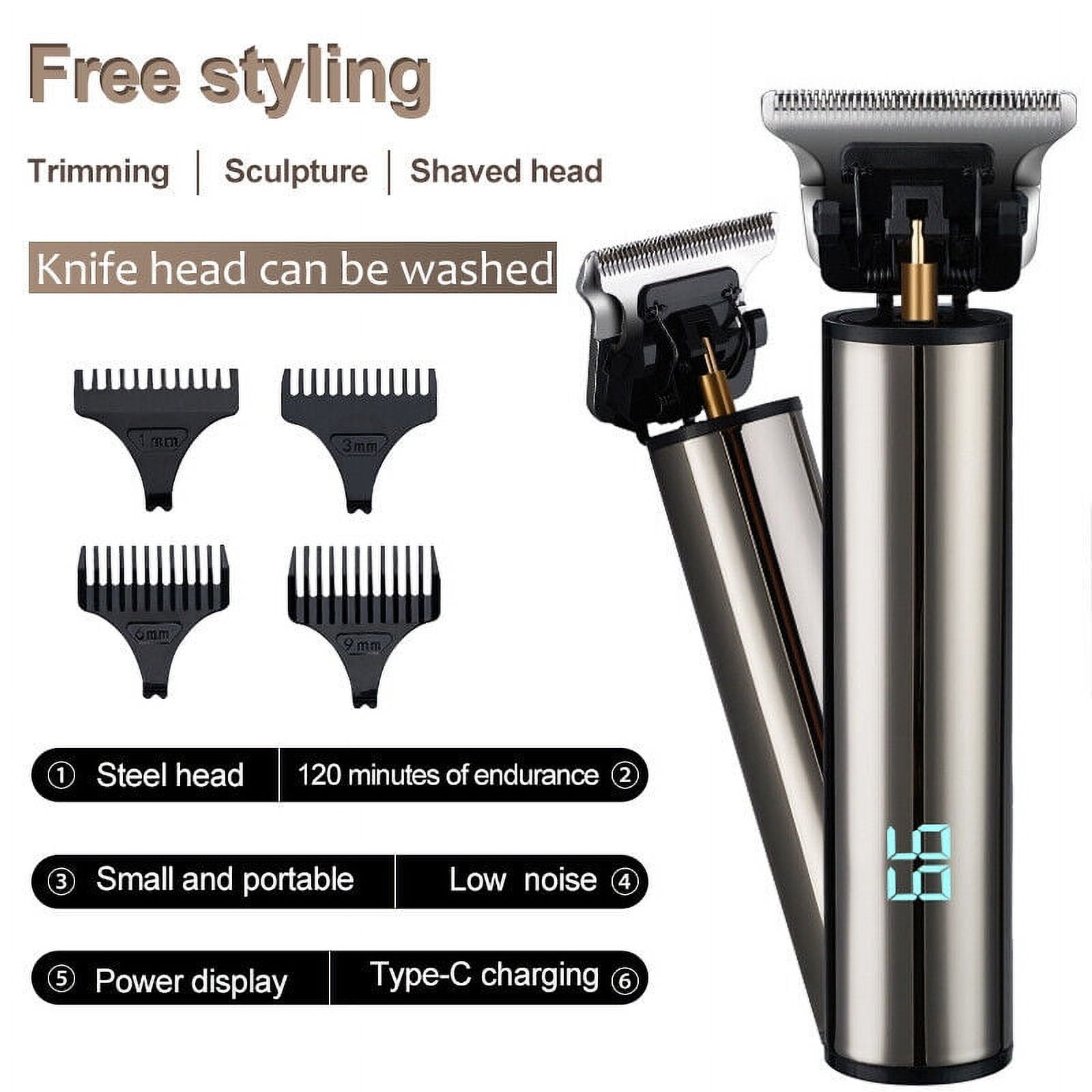 Professional Hair Clippers , IPX7 Waterproof Mustache Body Nose Ear ...