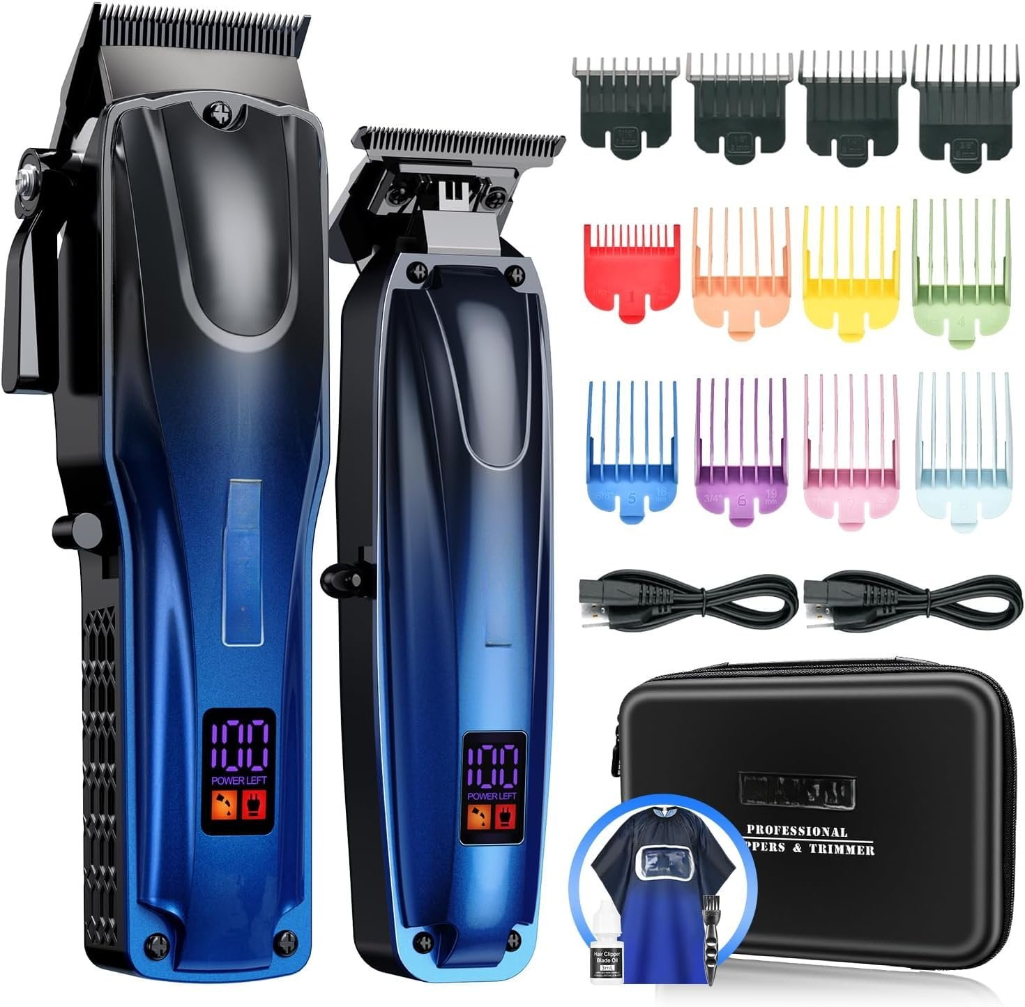 Professional Hair Clippers for Men Cordless & Corded - Barber Clipper ...