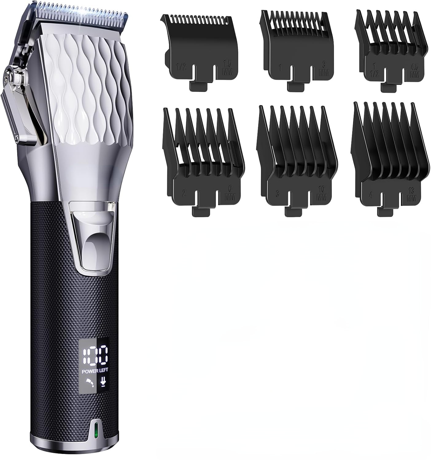 Professional Hair Clippers for Men - Cordless Hair Clippers, LCD ...