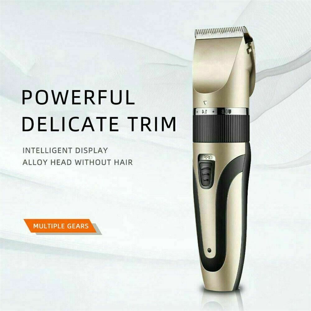 Professional Hair Clippers Trimmer Cordless Barber Cutting Kit for Men ...