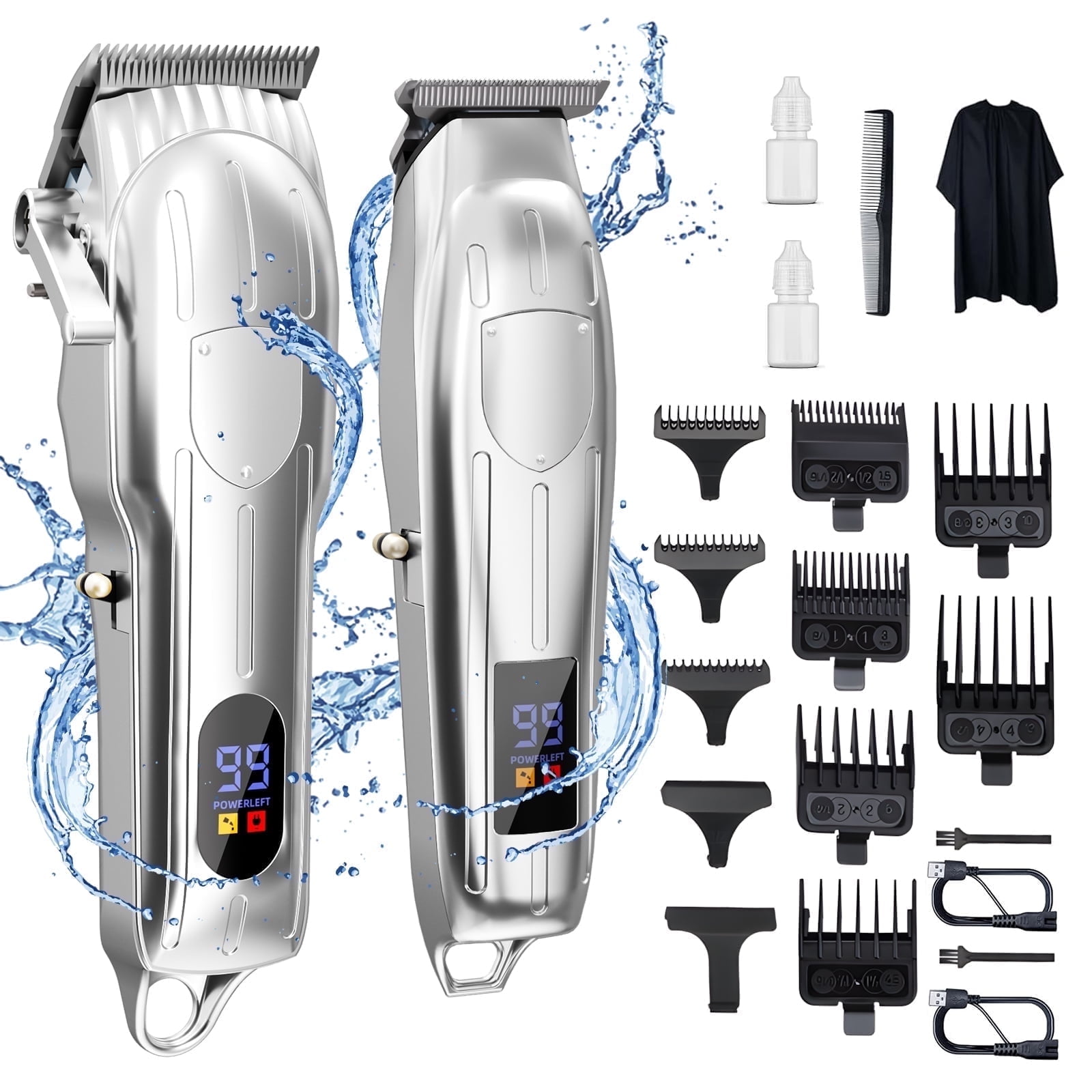 Professional Hair Clippers for Men: Cordless Barber Clippers and ...