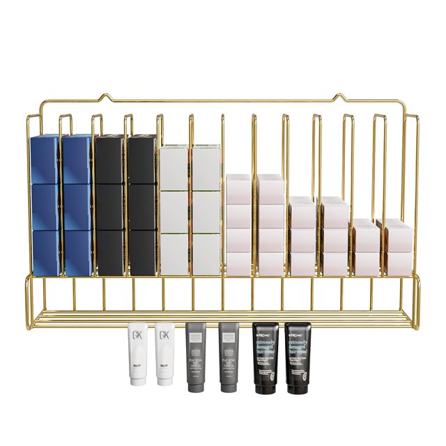 Professional Hair Color Organizer Rack, Metal Salon Hair Color Tube ...