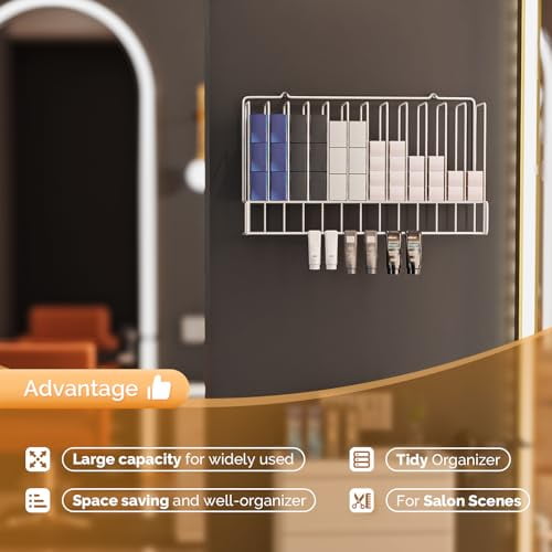 Professional Hair Color Organizer Rack, Metal Salon Hair Color Tube ...