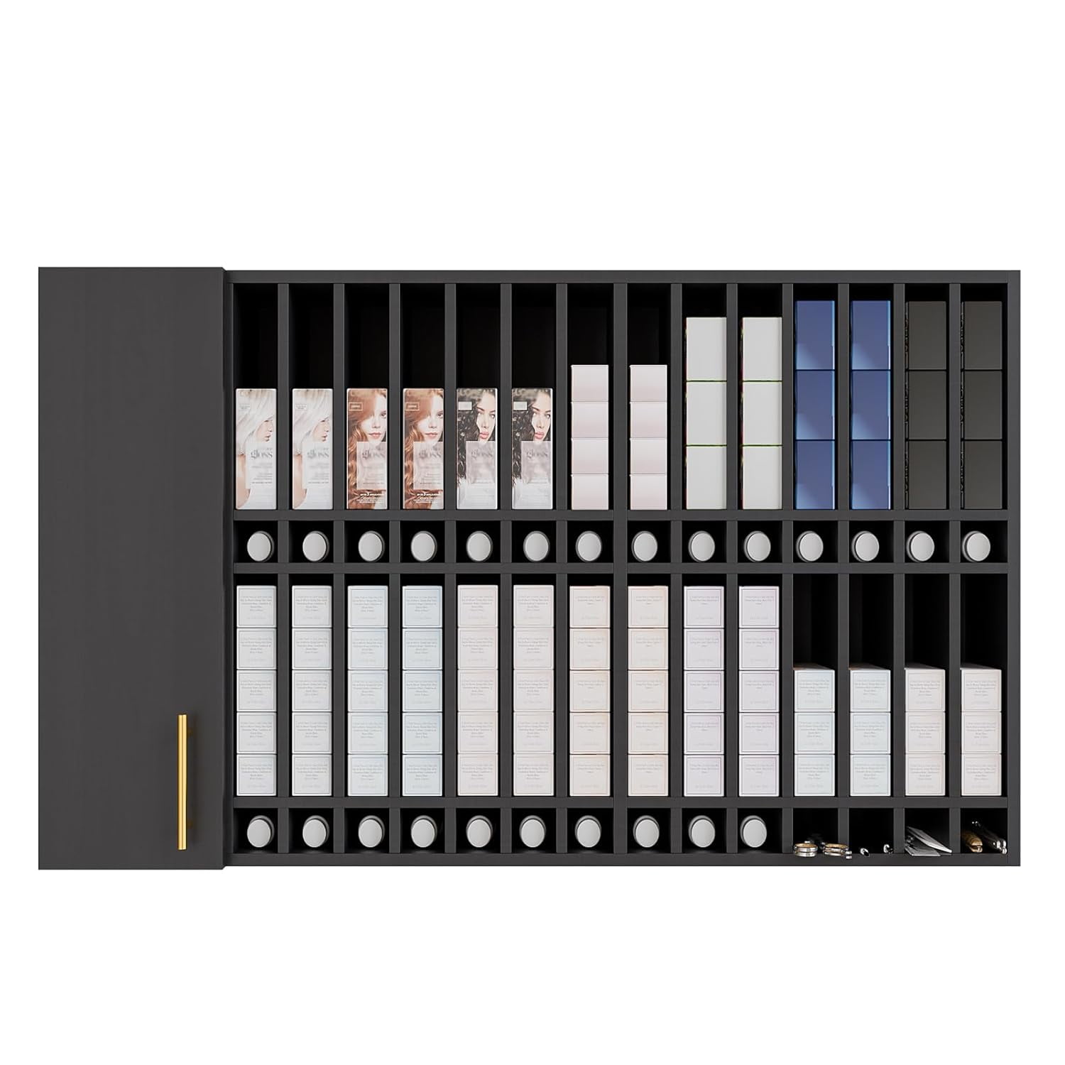 Professional Hair Color Organizer Rack, Salon Hair Color Tube Storage ...
