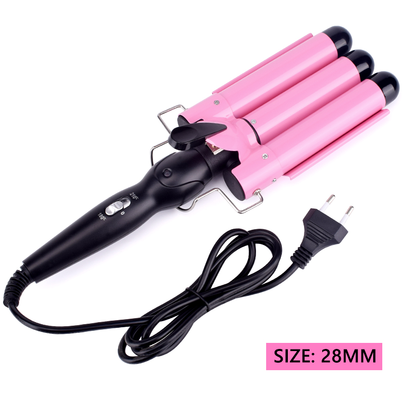 Professional Hair Curling Iron Ceramic Triple Barrel Hair Curler Irons Hair Wave Styling Tools ...